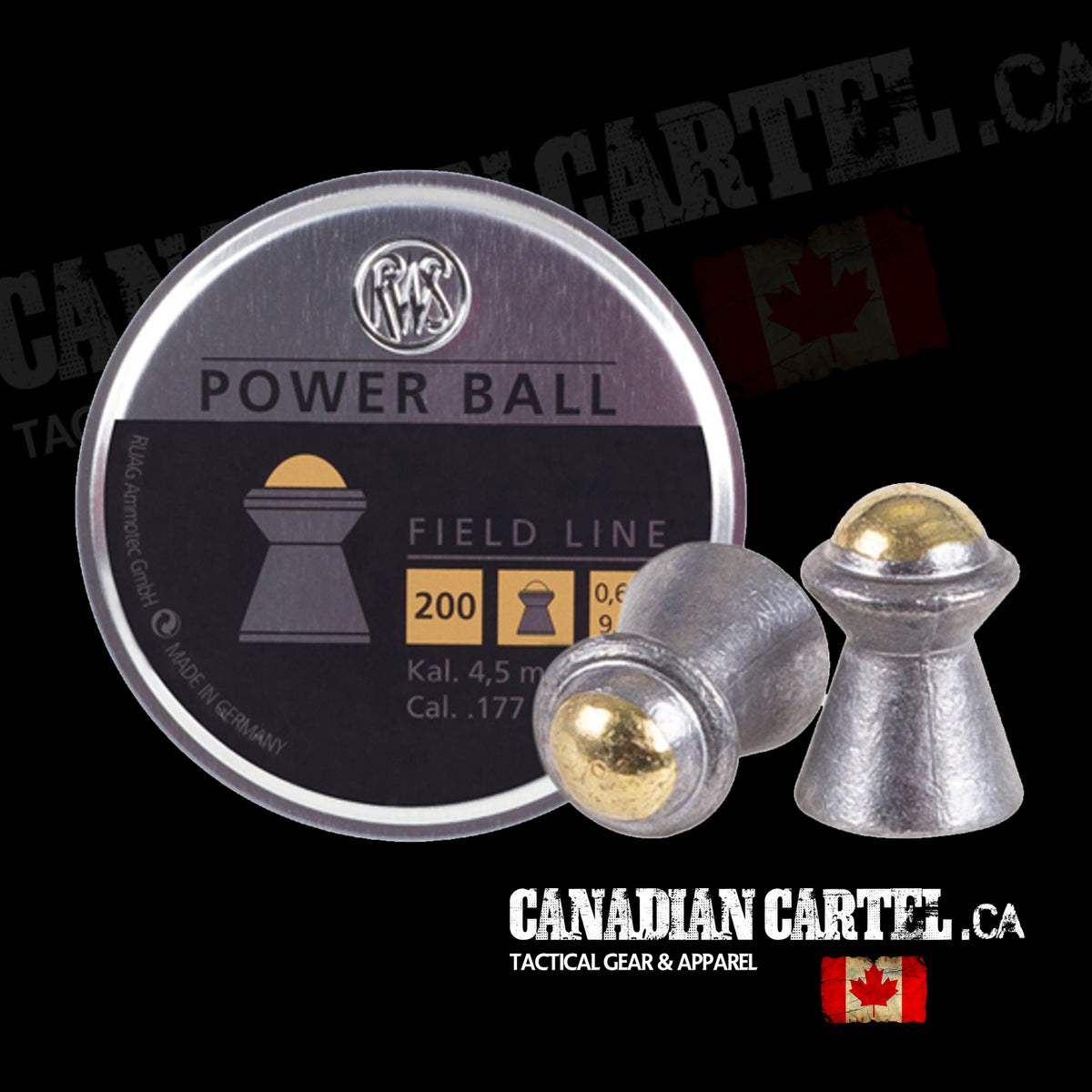 .177 Power Ball Pellets – Canadian Cartel